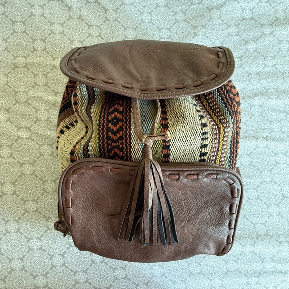 Target | Bags | Target Limited Edition Boho Woven Backpack With Faux ...